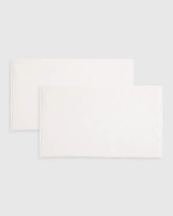 Quince Turkish Bath Mat Bundle - White