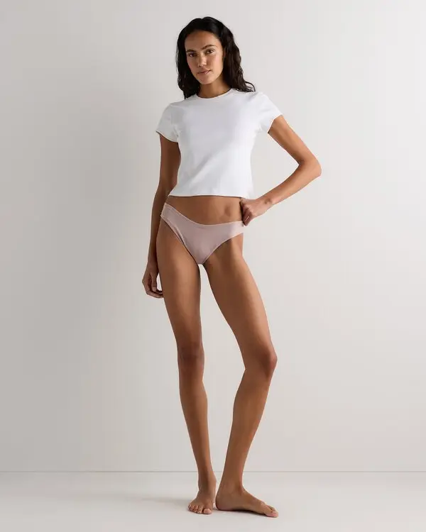 Quince High-cut Thong - Mink