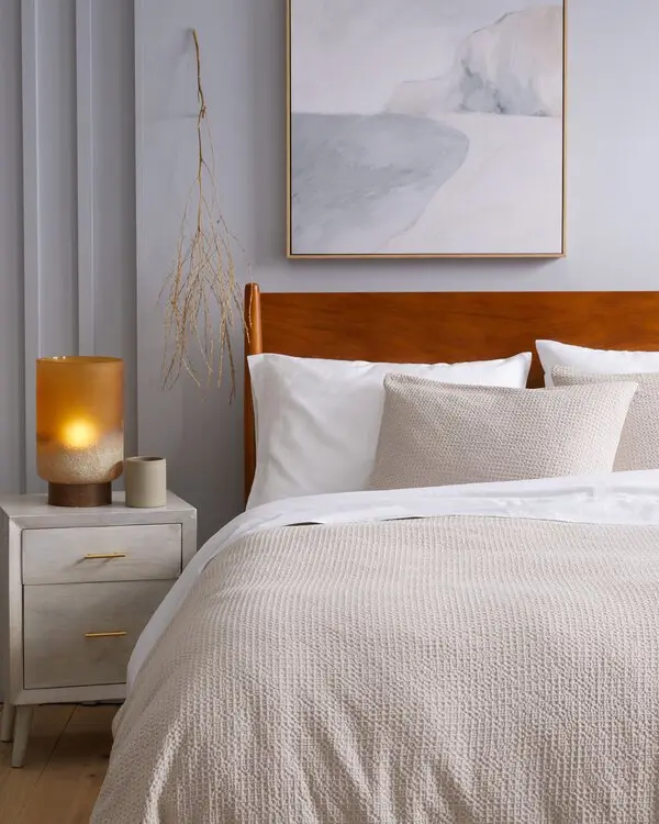 Quince Luxe Waffle Duvet Cover - Sand