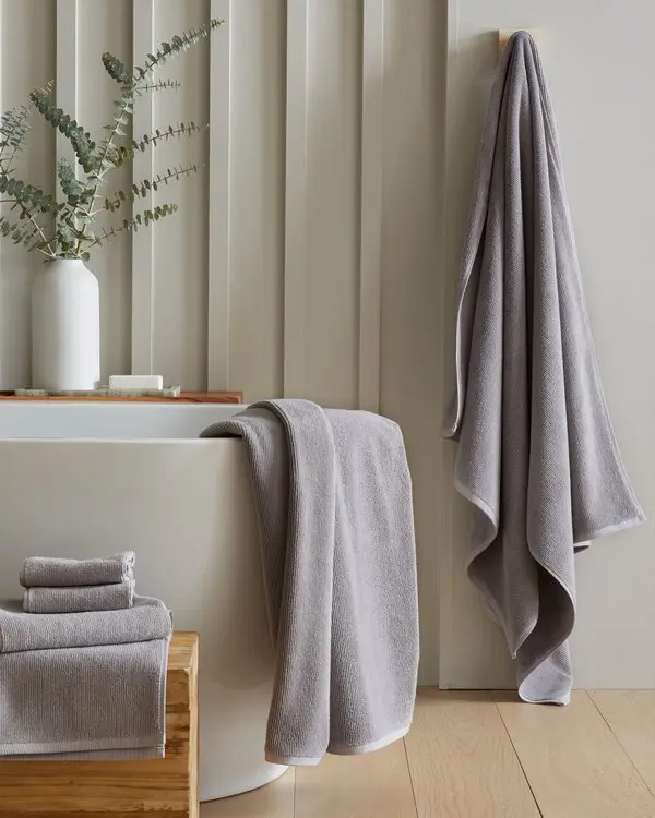 Quince Turkish Ribbed Quick Dry Bath Towel Bundle