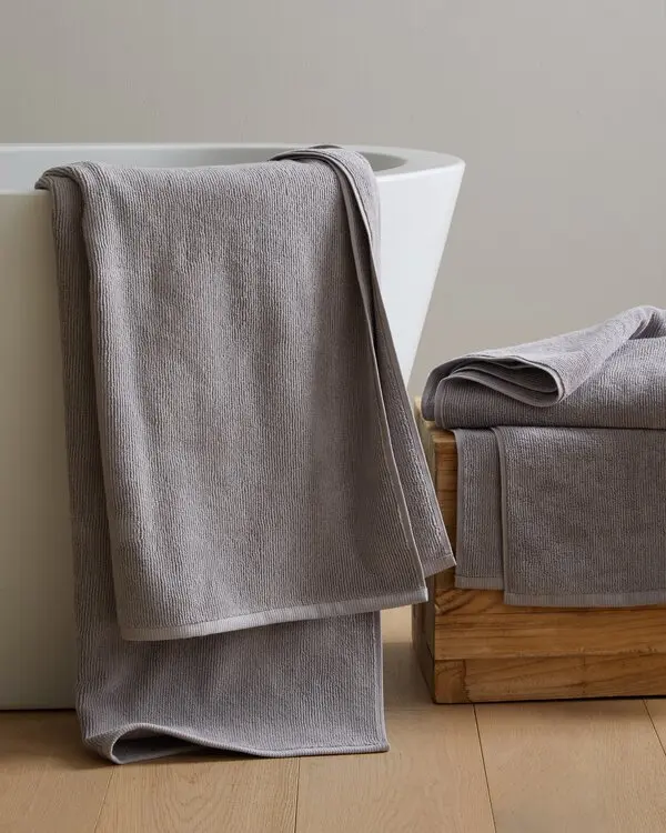 Quince Turkish Ribbed Quick Dry Bath Towel Bundle