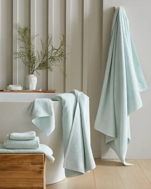 Quince Turkish Ribbed Quick Dry Bath Towel Bundle
