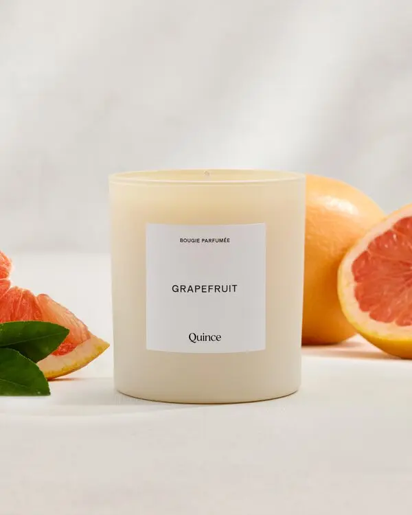 Quince Grapefruit Candle, Plant-based Wax - One-color