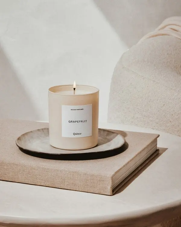 Quince Grapefruit Candle, Plant-based Wax