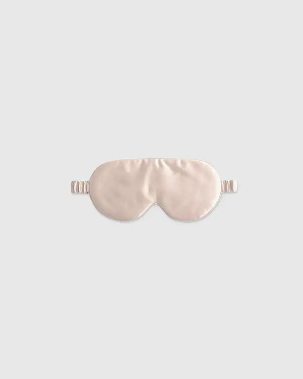Quince Mulberry Silk Beauty Sleep Mask - Champagne