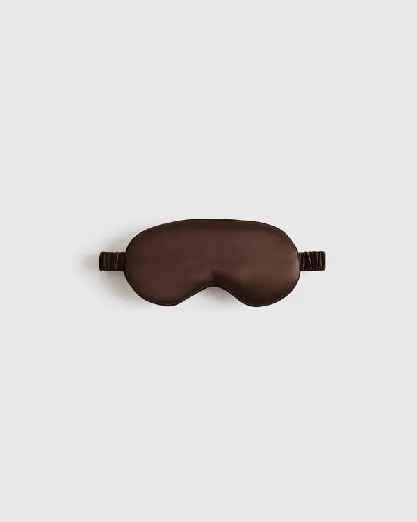 Quince Mulberry Beauty Sleep Mask - Espresso