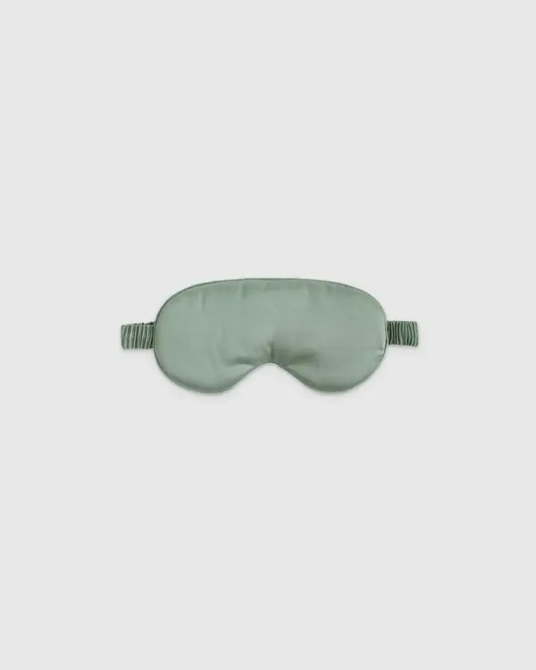 Quince Mulberry Silk Beauty Sleep Mask - Eucalyptus