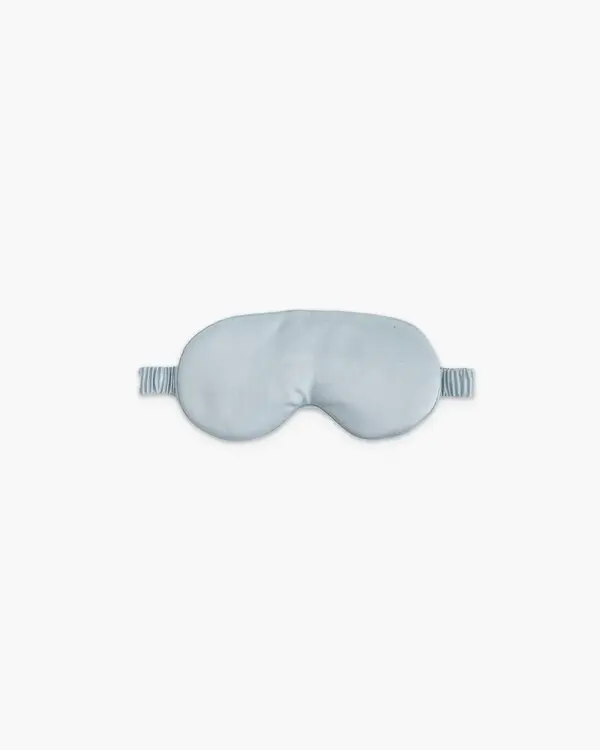 Quince Mulberry Beauty Sleep Mask - Light Blue