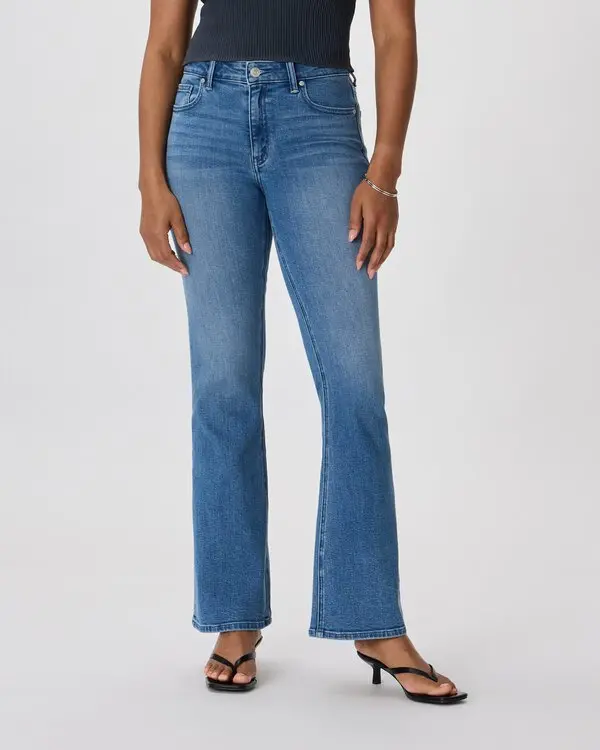 Quince Luna Stretch Flare Jeans - Seaside Blue