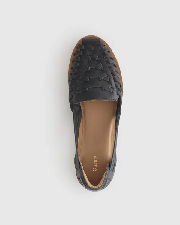 Quince Leather Huarache Flats