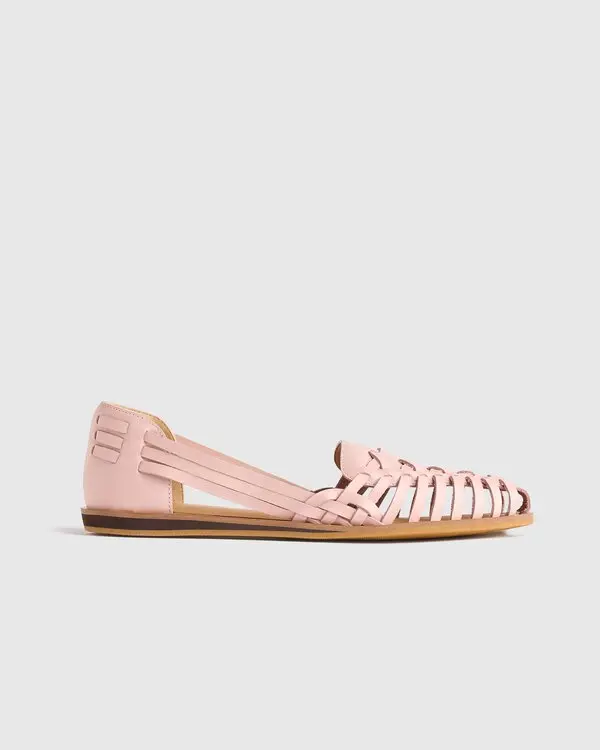 Quince Huarache Flat - Shell Pink