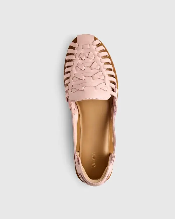Quince Huarache Flat - Shell Pink