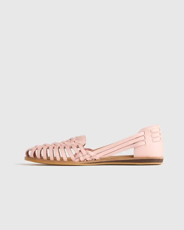 Quince Huarache Flat - Shell Pink
