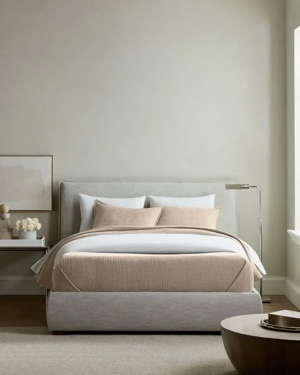 Quince Organic Ribbed Cotton Shams - Toffee