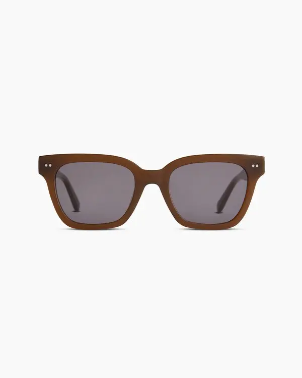 Quince Malibu Polarized Sunglasses - Espresso With Grey Lens
