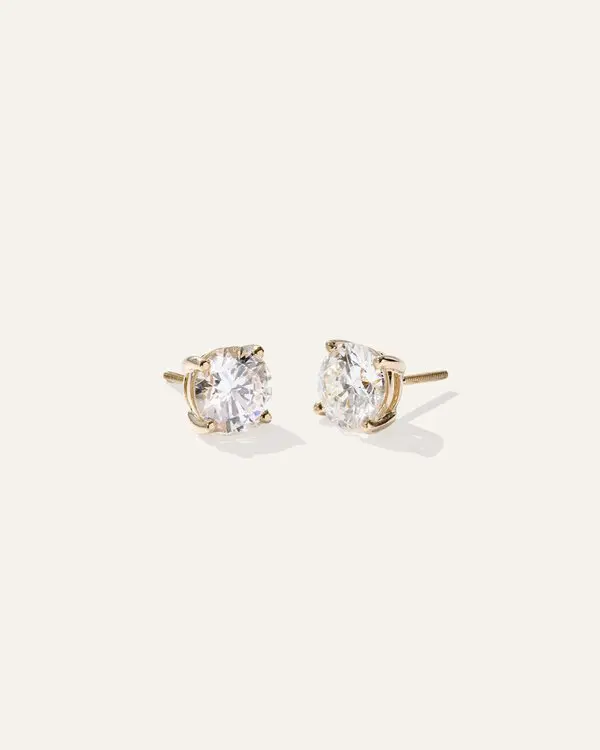 Quince 14k Gold Lab Grown Diamond Stud Earrings - Yellow Gold