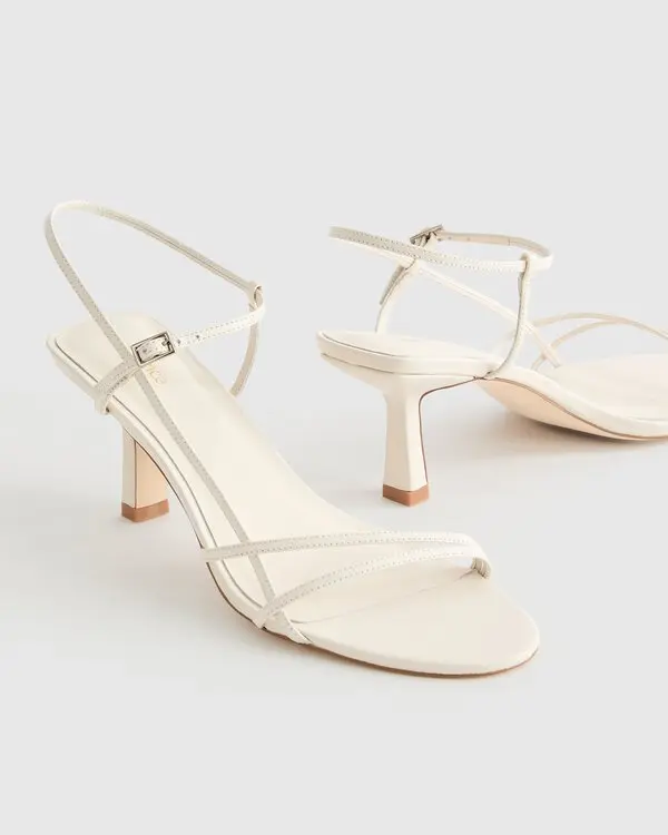Quince Italian Leather Strappy Heel