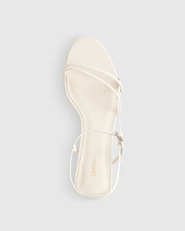 Quince Italian Leather Strappy Heel