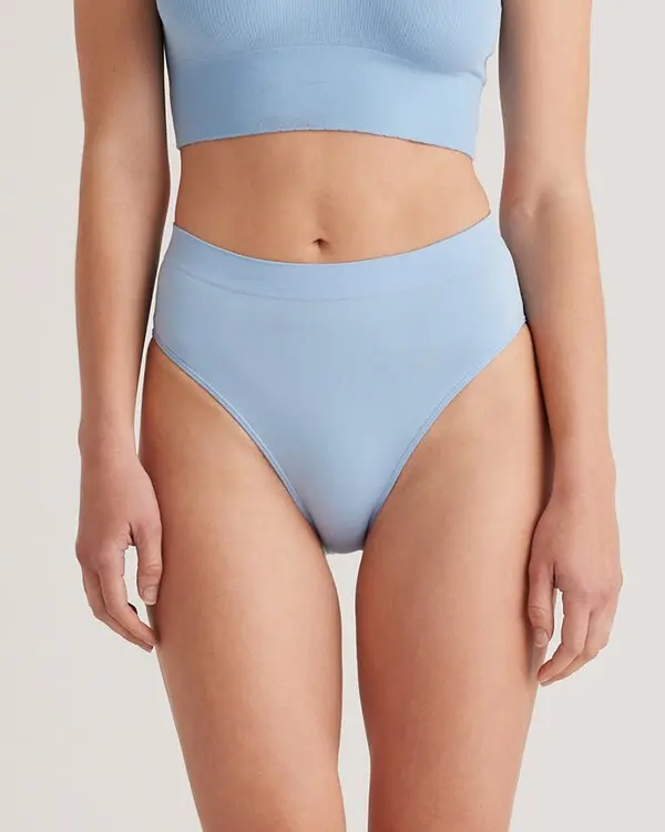 Quince Smoothing Comfort High-waisted Brief - French Blue