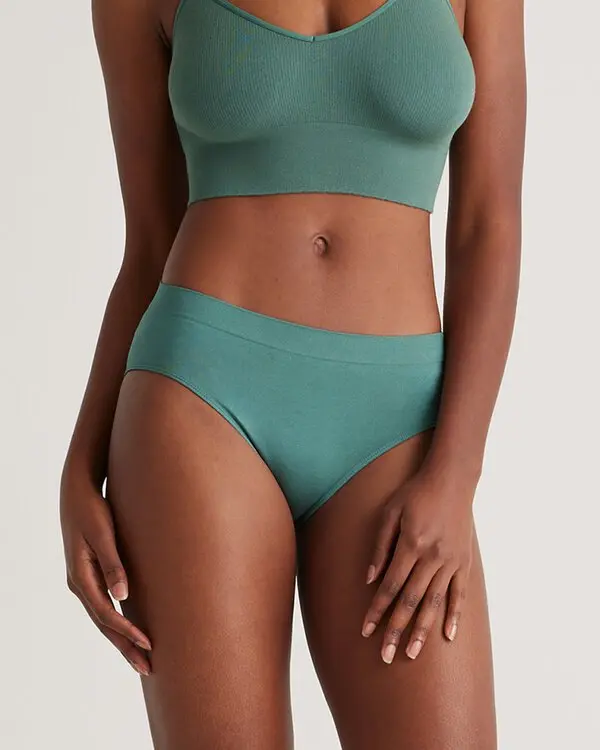 Quince Smoothing Comfort High-waisted Brief - Rosemary