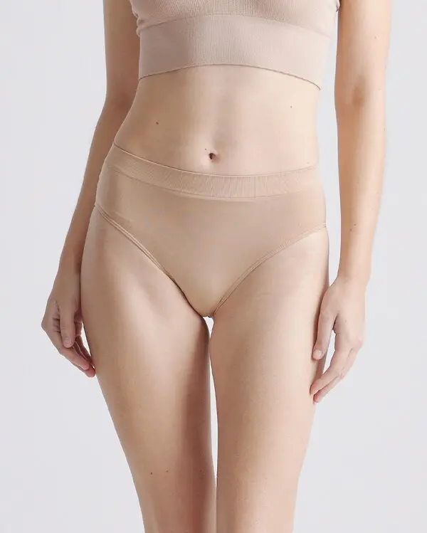 Quince Smoothing Comfort High-waisted Brief - Sand