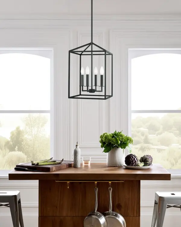 Quince Steel Lantern Pendant Light