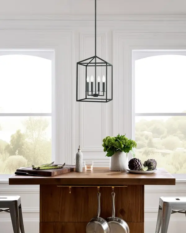 Quince Steel Lantern Pendant Light