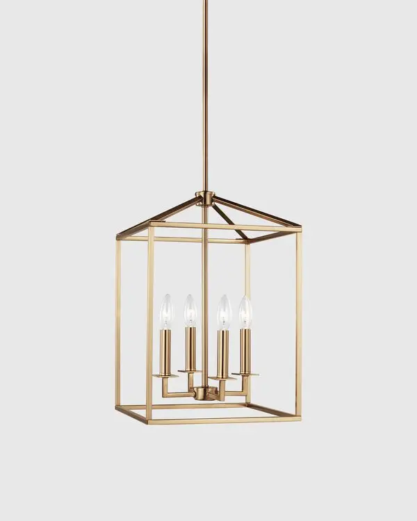 Quince Steel Lantern Pendant Light