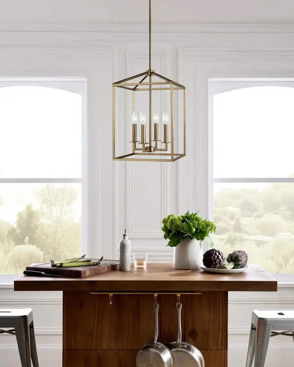 Quince Steel Lantern Pendant Light