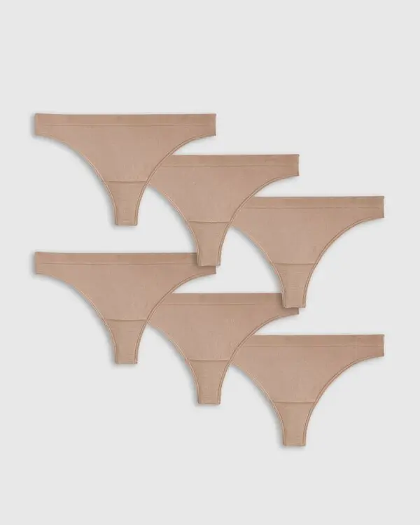 Quince Smoothing Comfort Thong - Sand