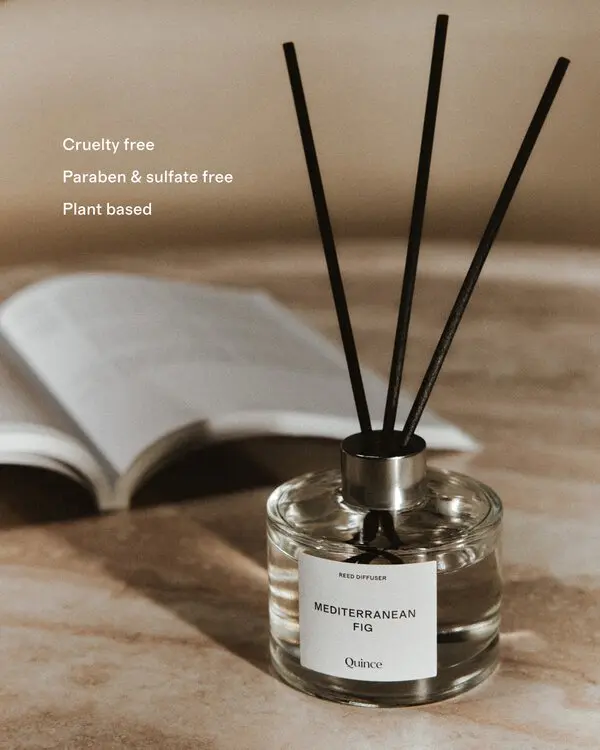 Quince Mediterranean Fig Reed Diffuser, Reed Diffuser Oil