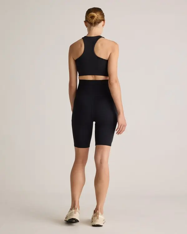 Quince Ultra-form Maternity Pocket Bike Short - Black