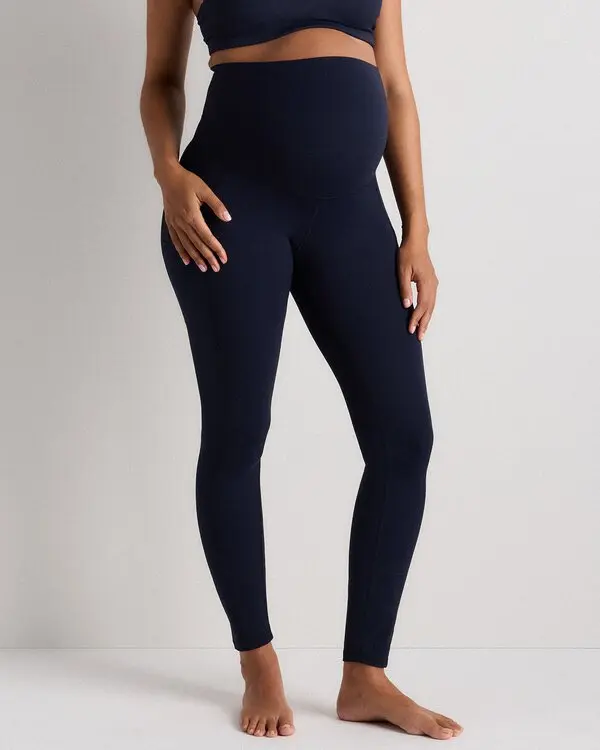 Quince Ultra-form Maternity Pocket Bike Short - Deep Navy