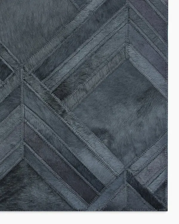 Quince Blocks Hair On Hide Rug