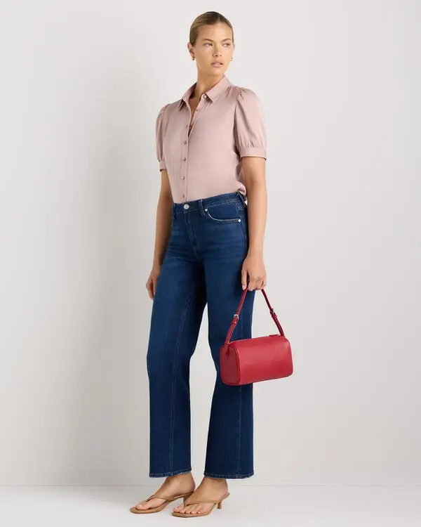 Quince Rio Mini Shoulder Bag - Ruby Red