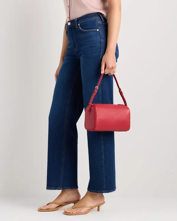 Quince Rio Mini Shoulder Bag - Ruby Red