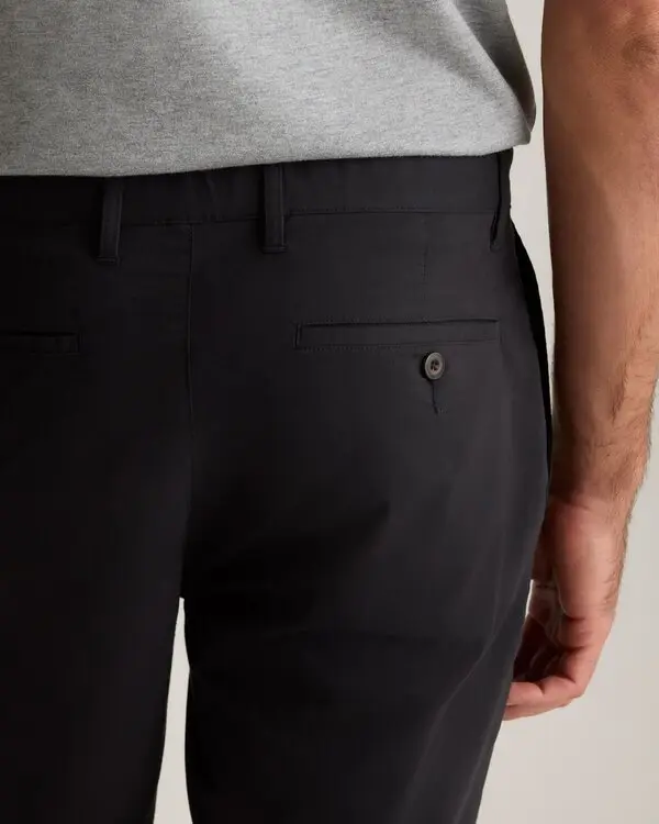 Quince Organic Cotton Coolmax® 9" Chino Shorts - True Black