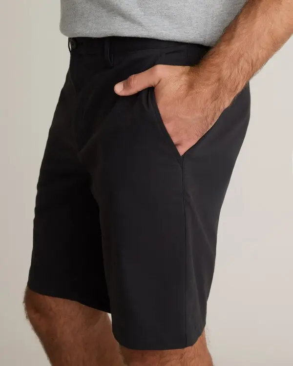 Quince Organic Cotton Coolmax® 9" Chino Shorts - True Black