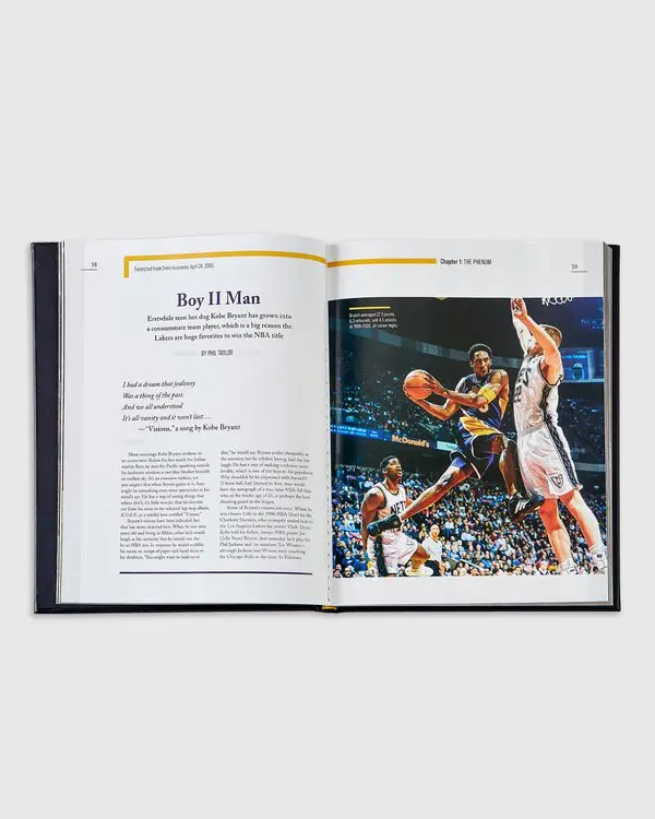 Quince Graphic Image Kobe Bryant: A Tribute To A Basketball Legend Leather Bound Book