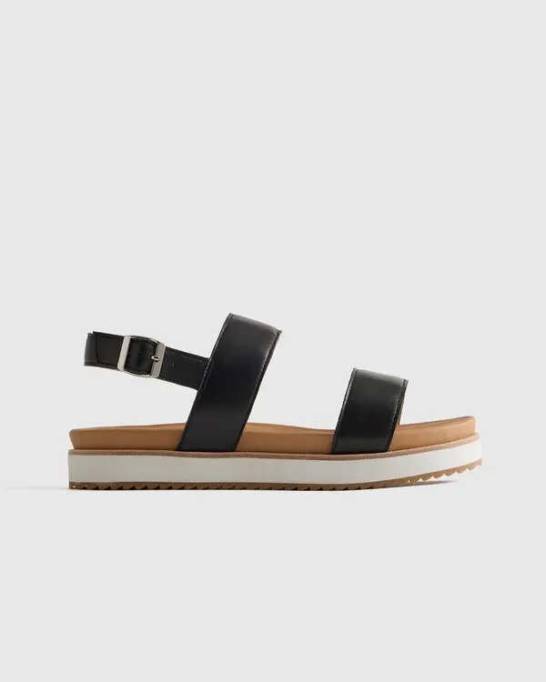 Quince Italian Leather Platform Sandals