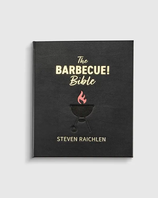Quince Graphic Image The Barbecue Bible Leather Bound Book - One-color