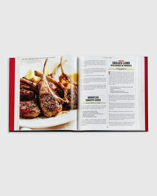 Quince Graphic Image The Barbecue Bible Leather Bound Book