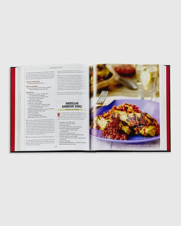 Quince Graphic Image The Barbecue Bible Leather Bound Book
