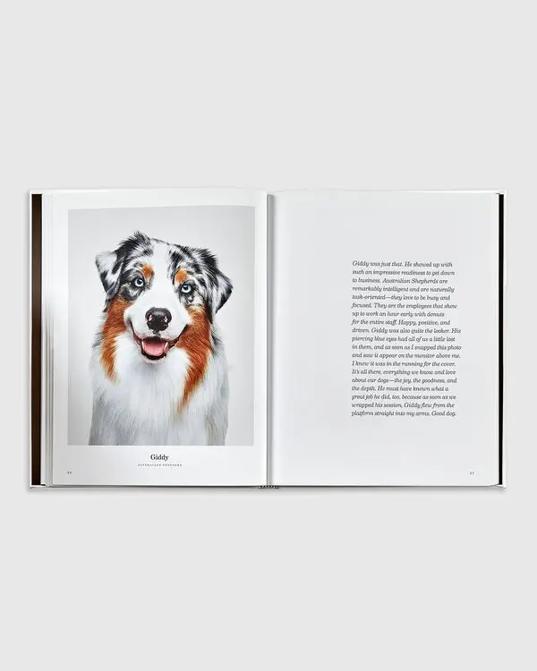 Quince Good Dog Leather Bound Book