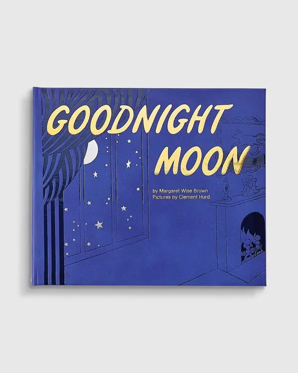 Quince Graphic Image Goodnight Moon Leather Bound Book - One-color