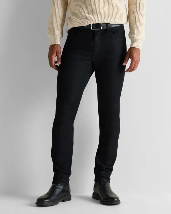 Quince Warren Coolmax® Slim Straight Jeans - Black