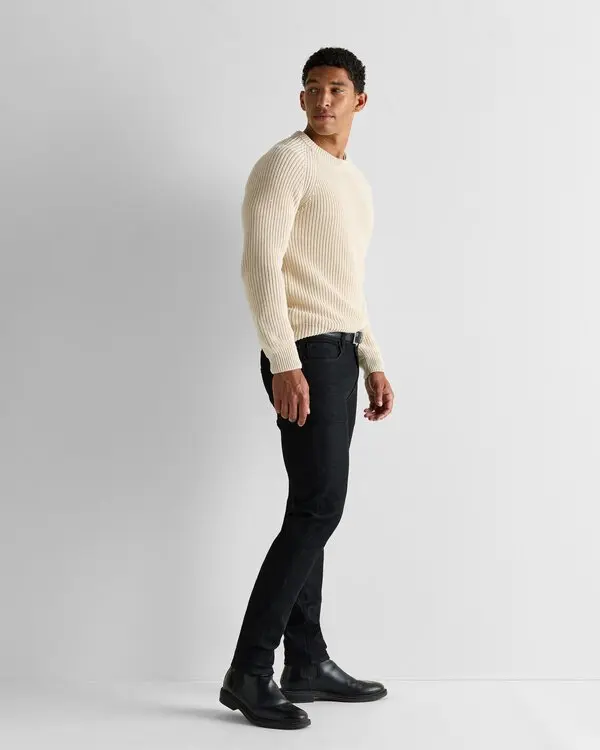 Quince Warren Coolmax® Slim Straight Jeans - Black