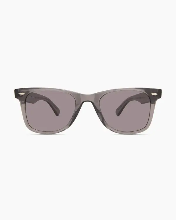 Quince Walker Polarized Sunglasses - Clear Slate With Grey Lens