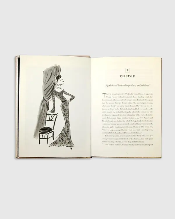 Quince Graphic Image The Gospel According To Coco Chanel Leather Bound Book
