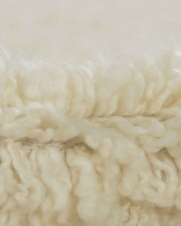 Quince Dover Wool Shag Rug - Ivory